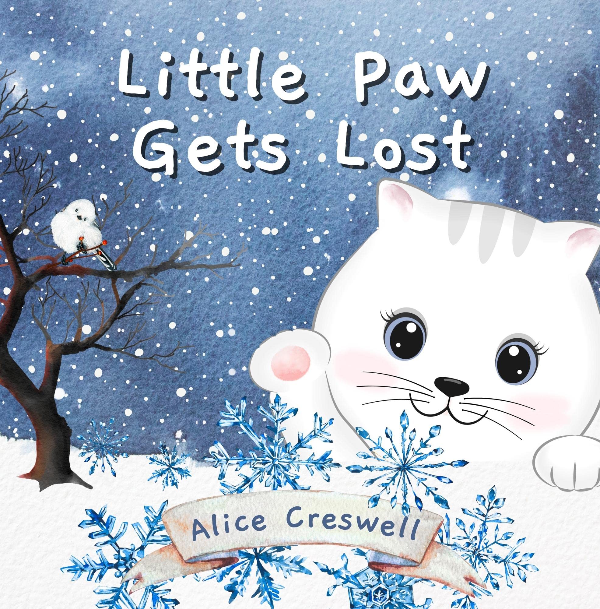 Little Paw Gets Lost ~ A Bedtime Story About a White Kitty That Gets ...