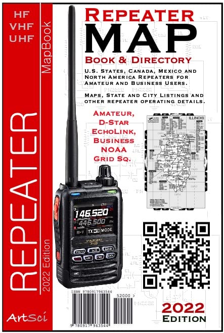 Repeater Map Book and Directory 2022 Edition by William V.R. Smith ...