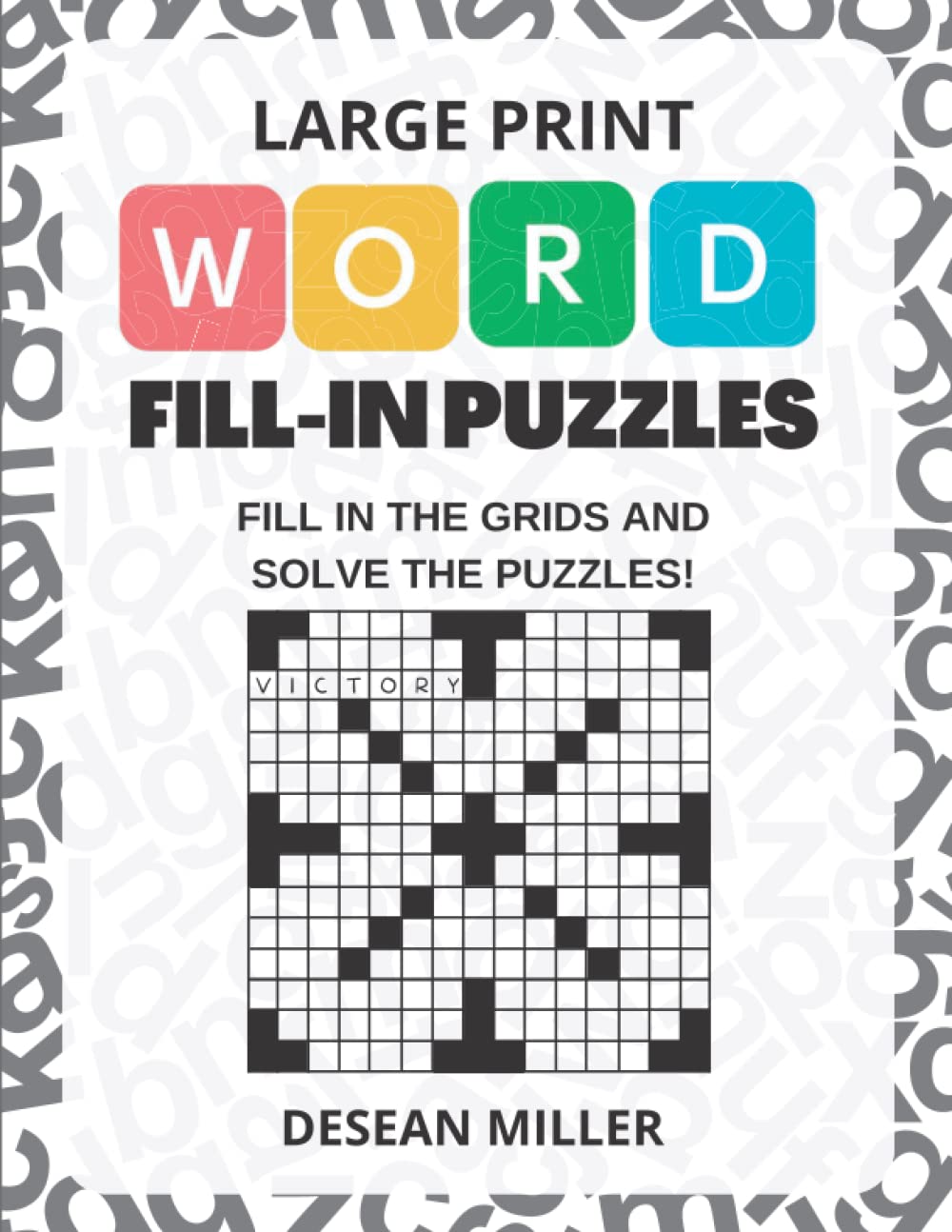 Word Fill In Puzzles Book for Adults: Large Print Fill In Puzzle Books ...