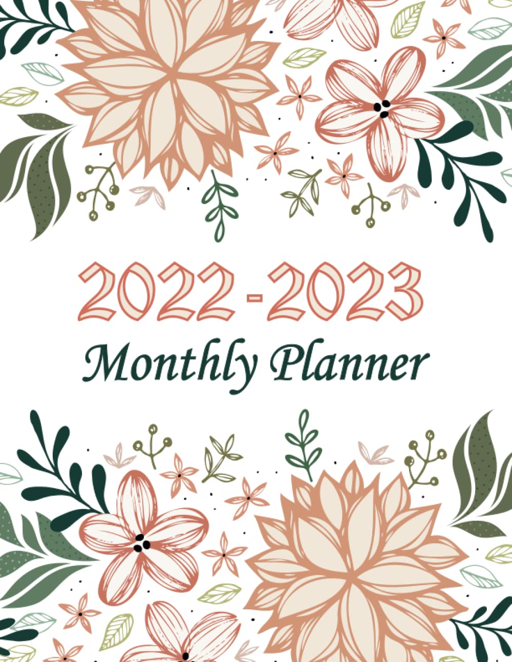 2022-2023 Monthly Planner: 24 Months Calendar | Schedule Organizer ...