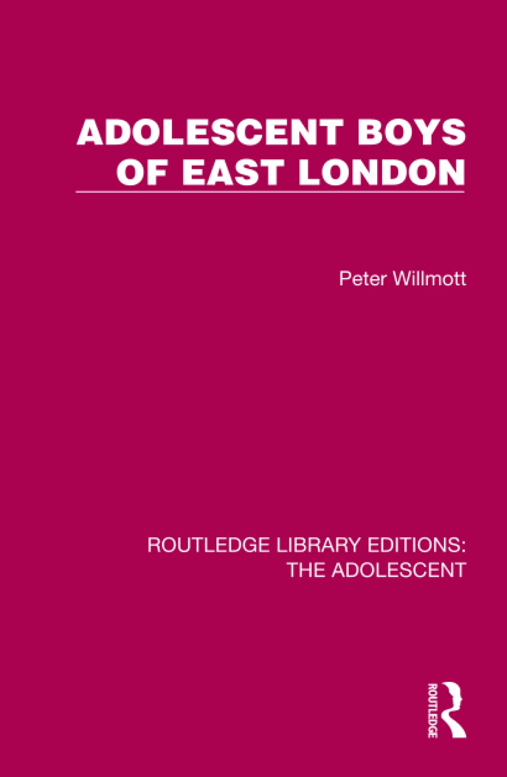 Adolescent Boys of East London by Peter Willmott | Goodreads