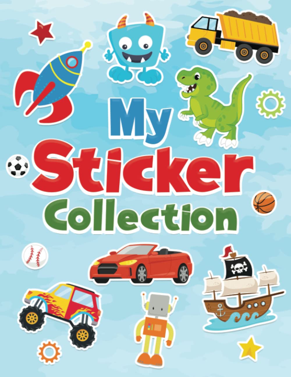 My Sticker Collection: Large BLANK Sticker Book for Collecting Stickers ...