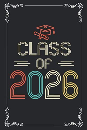 Class Of 2026: Graduation Graduate Gifts Journal Notebook Black Lined ...