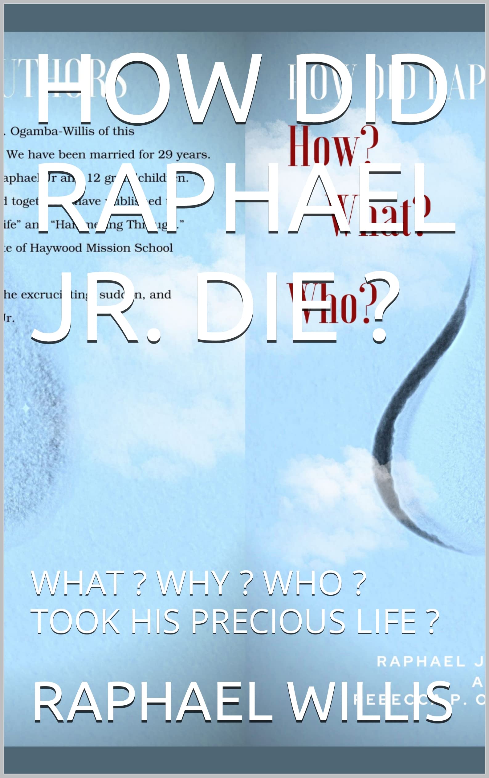 HOW DID RAPHAEL JR. DIE ?: WHAT ? WHY ? WHO ? TOOK HIS PRECIOUS LIFE ...