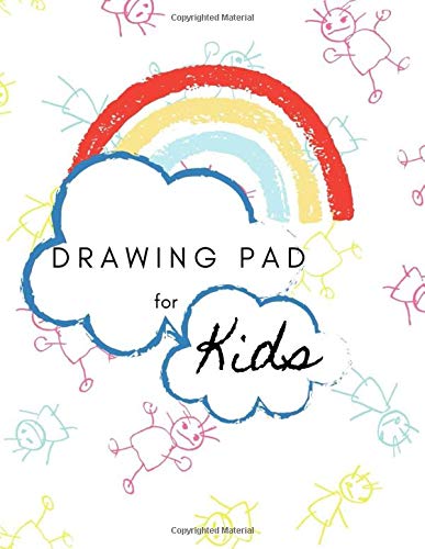 Drawing Pad For Kids: Unlined Notebook for kids,Blank Paper Sketch Book ...
