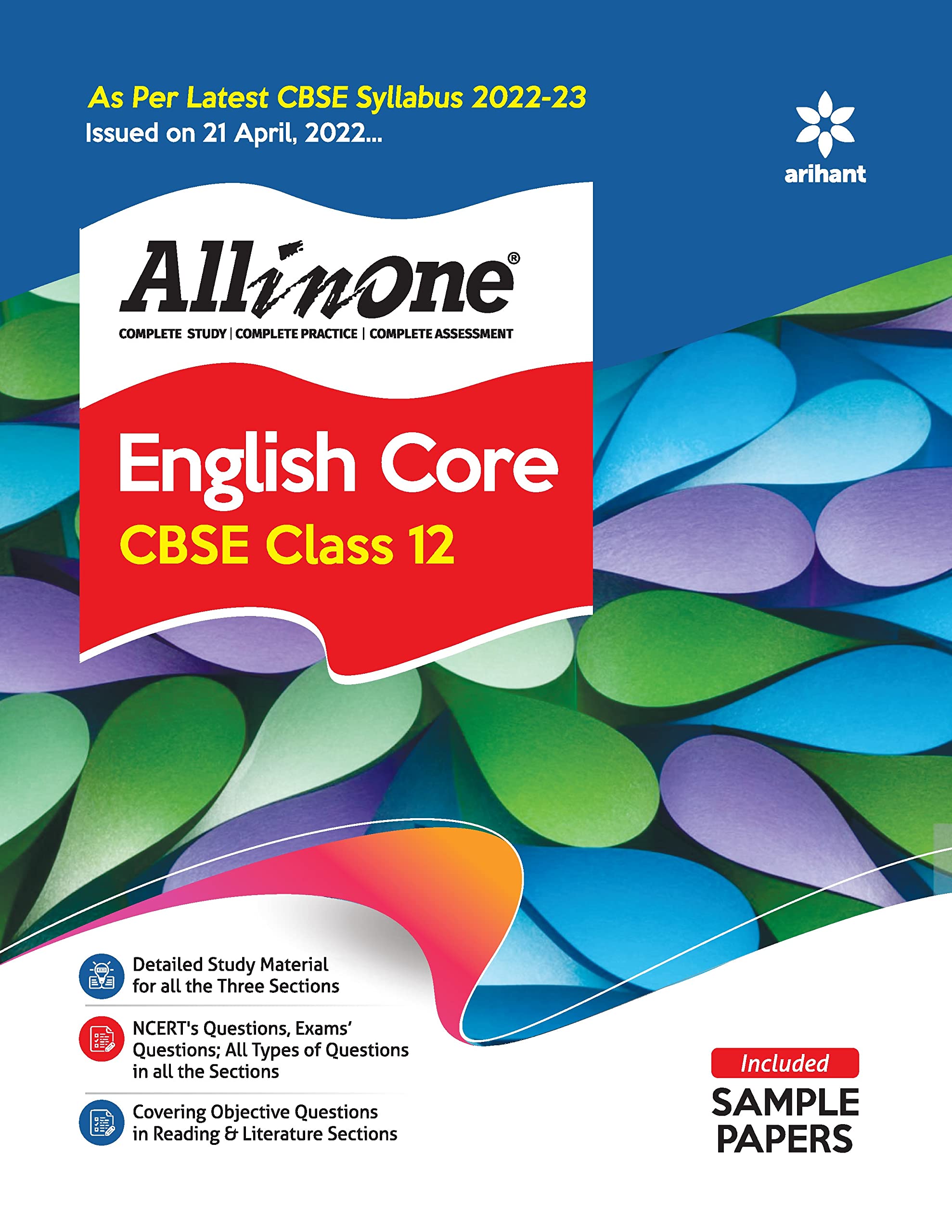 CBSE All In One English Core Class 12 2022-23 Edition by Manasi Balani ...