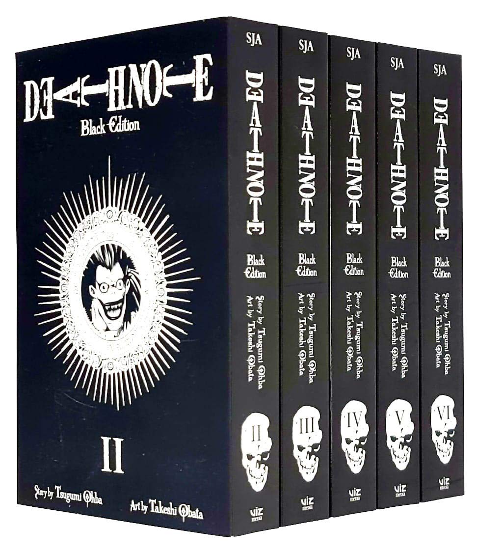 Death Note Black Edition Volume 2-6 Collection 5 Books Set By Tsugumi ...