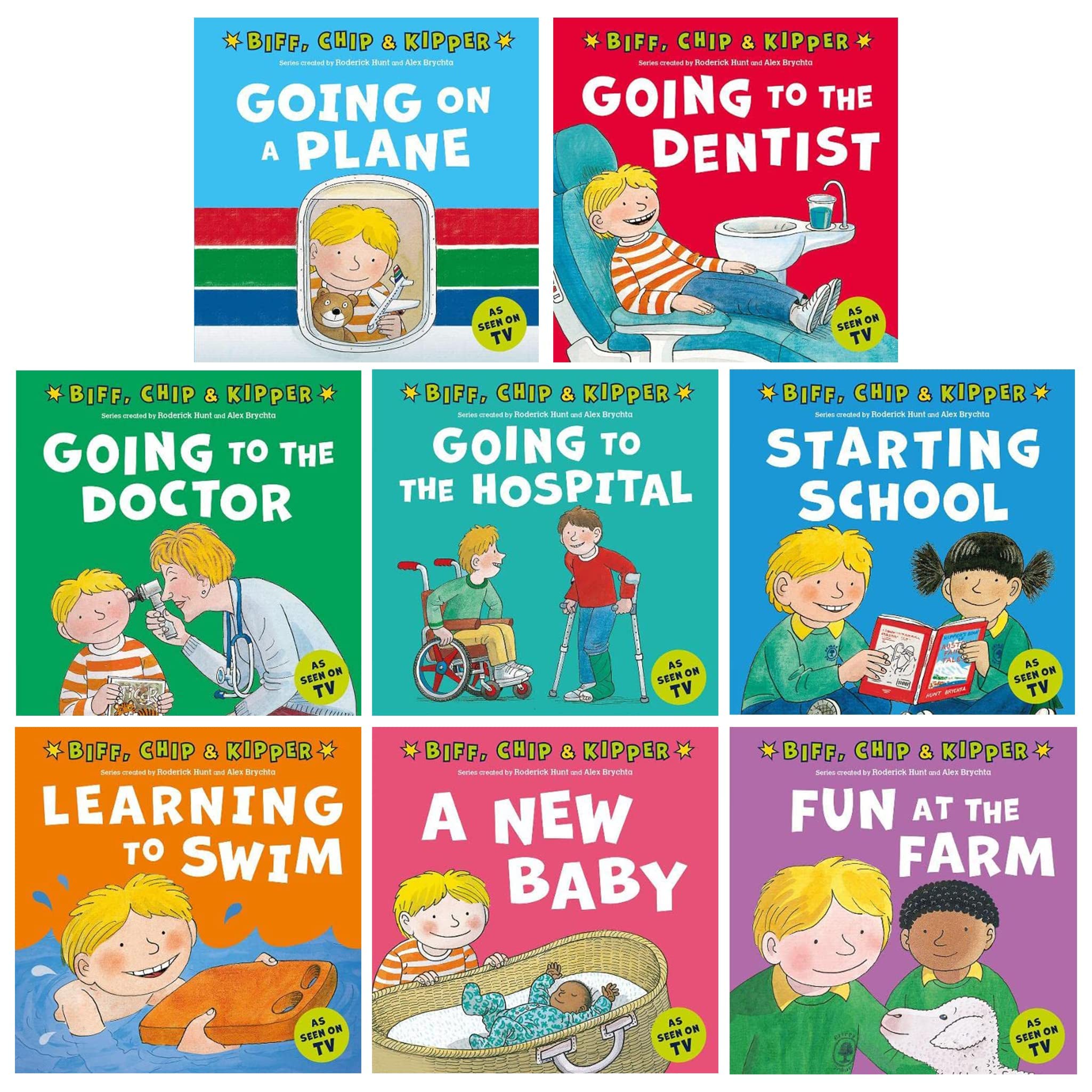 First Experiences with Biff, Chip & Kipper 8 Books Collection Set by ...