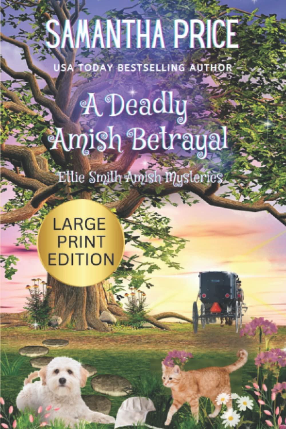 A Deadly Amish Betrayal (Large Print): Amish Cozy Mystery by Samantha ...