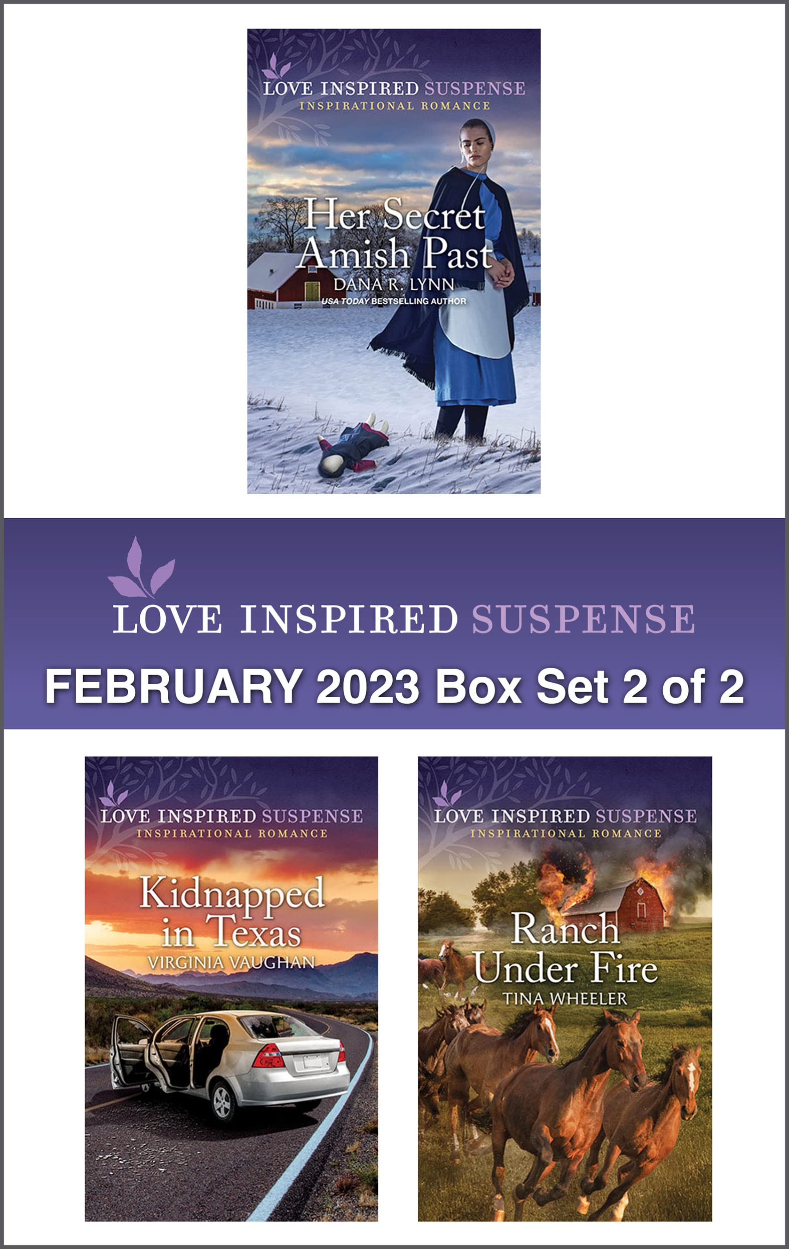 Love Inspired Suspense February 2023 - Box Set 2 of 2/Her Secret Amish Past/Kidnapped in Texas ...