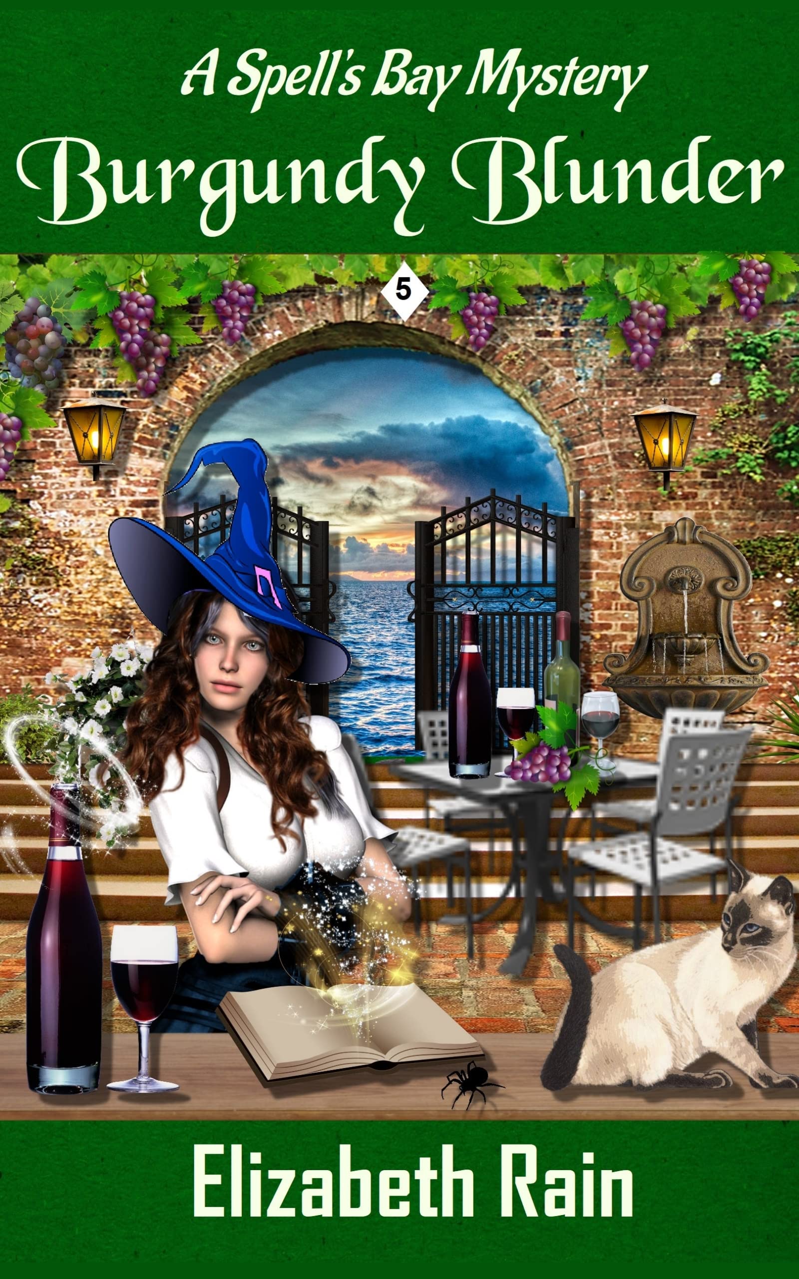 Burgundy Blunder (Spell's Bay Mysteries, #5) by Elizabeth Rain | Goodreads