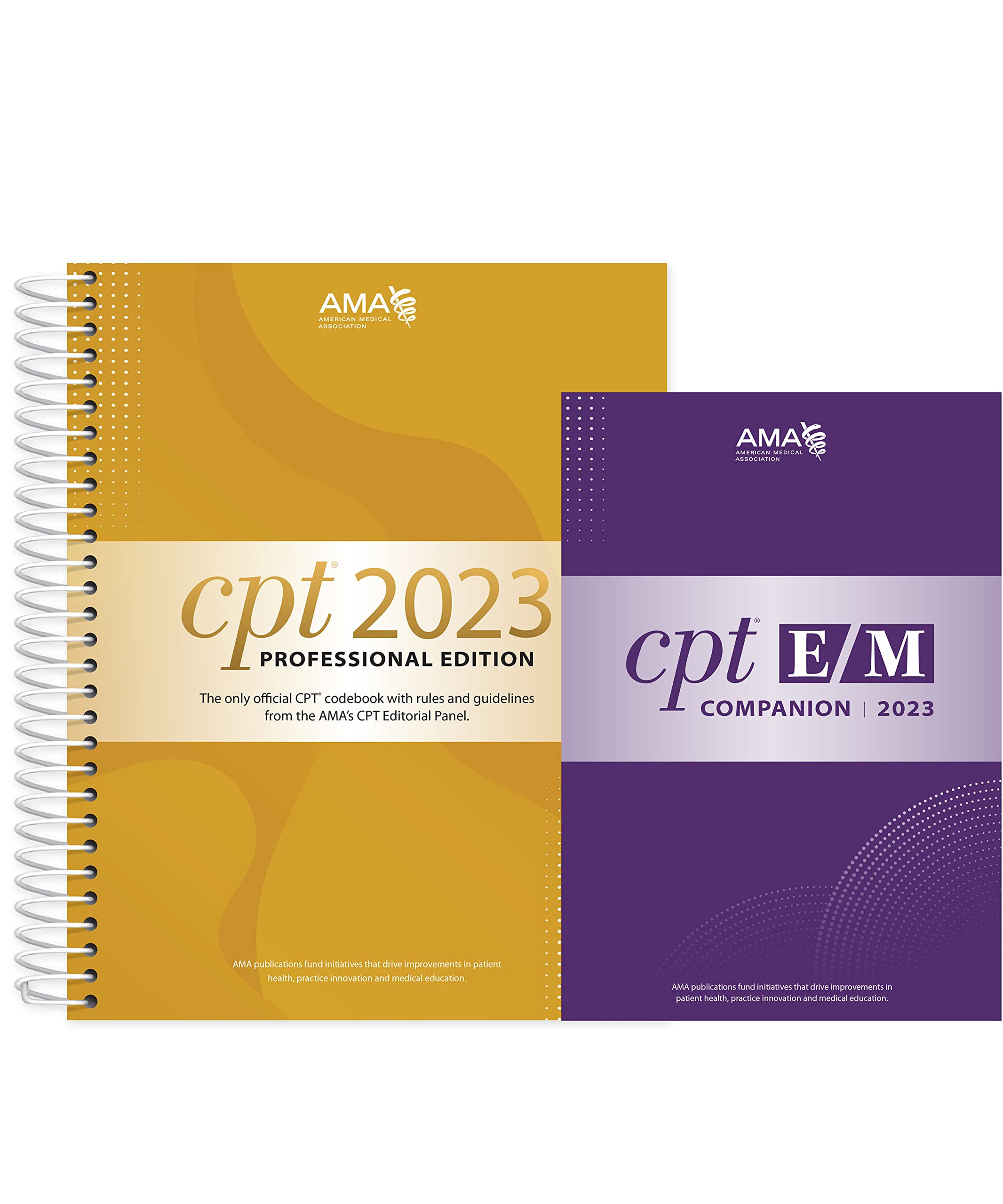 CPT Professional 2023 and E/M Companion 2023 Bundle by American Medical ...