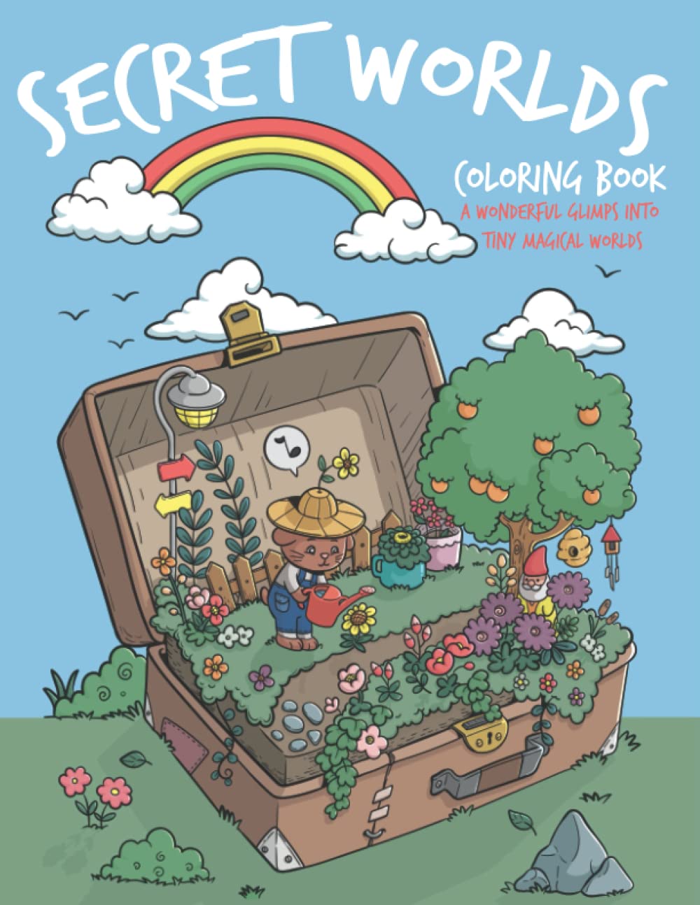 Secret Worlds Coloring Book: Unique glimpse into the secret life of ...