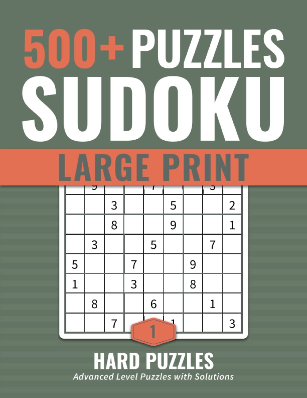 500+ Puzzles Sudoku for Adults and Seniors with Solutions. Large Print ...