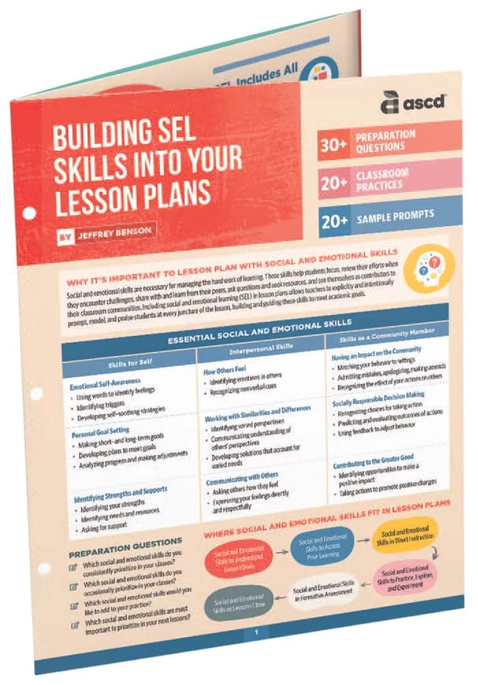 Building SEL Skills into Your Lesson Plans by Jeffrey Benson | Goodreads