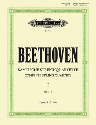 Beethoven: String Quartets, Op. 18 by Ludwig van Beethoven | Goodreads