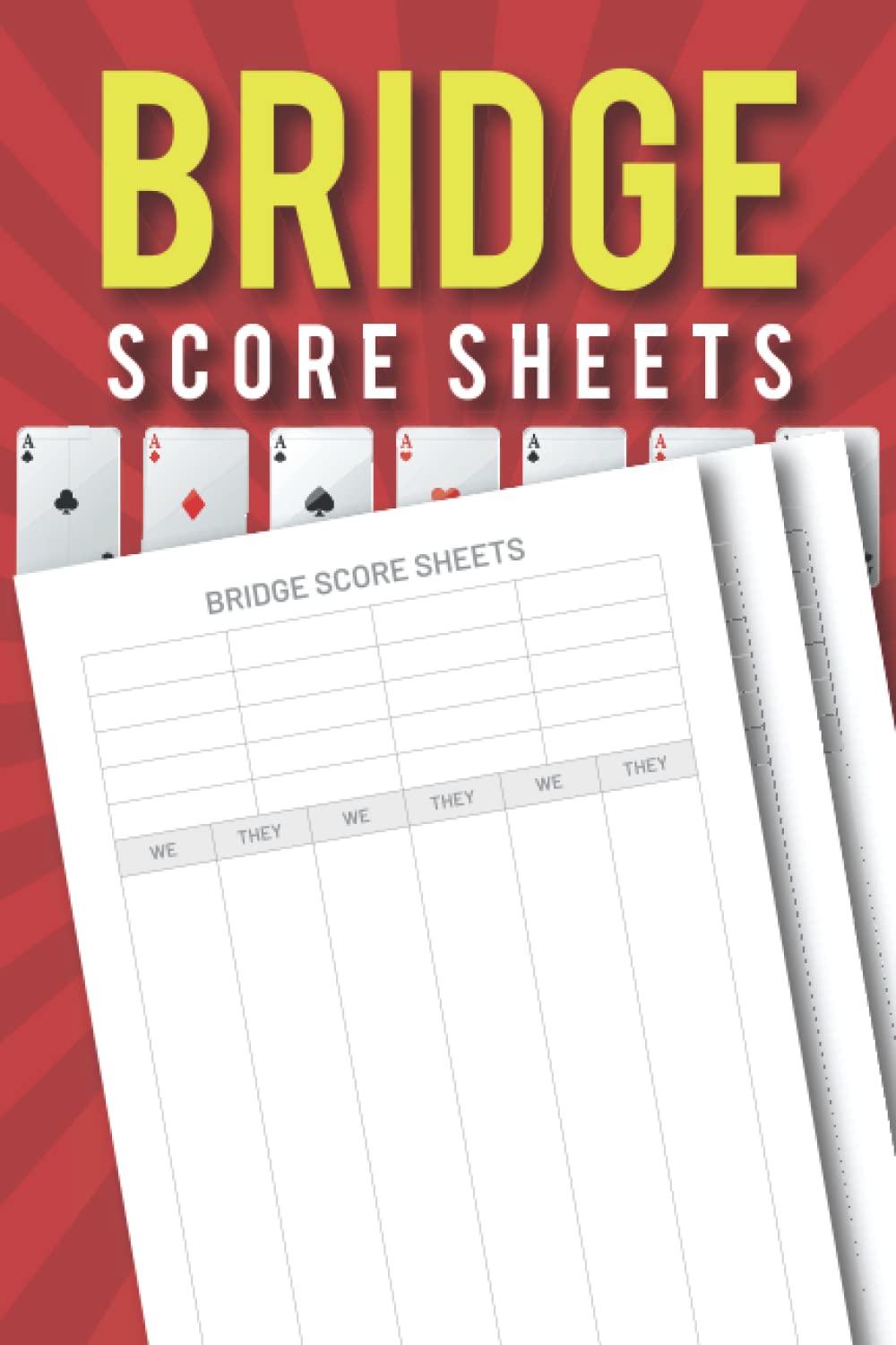Bridge Score Sheets: A Small Print Card Game Pad for Record Your Score ...