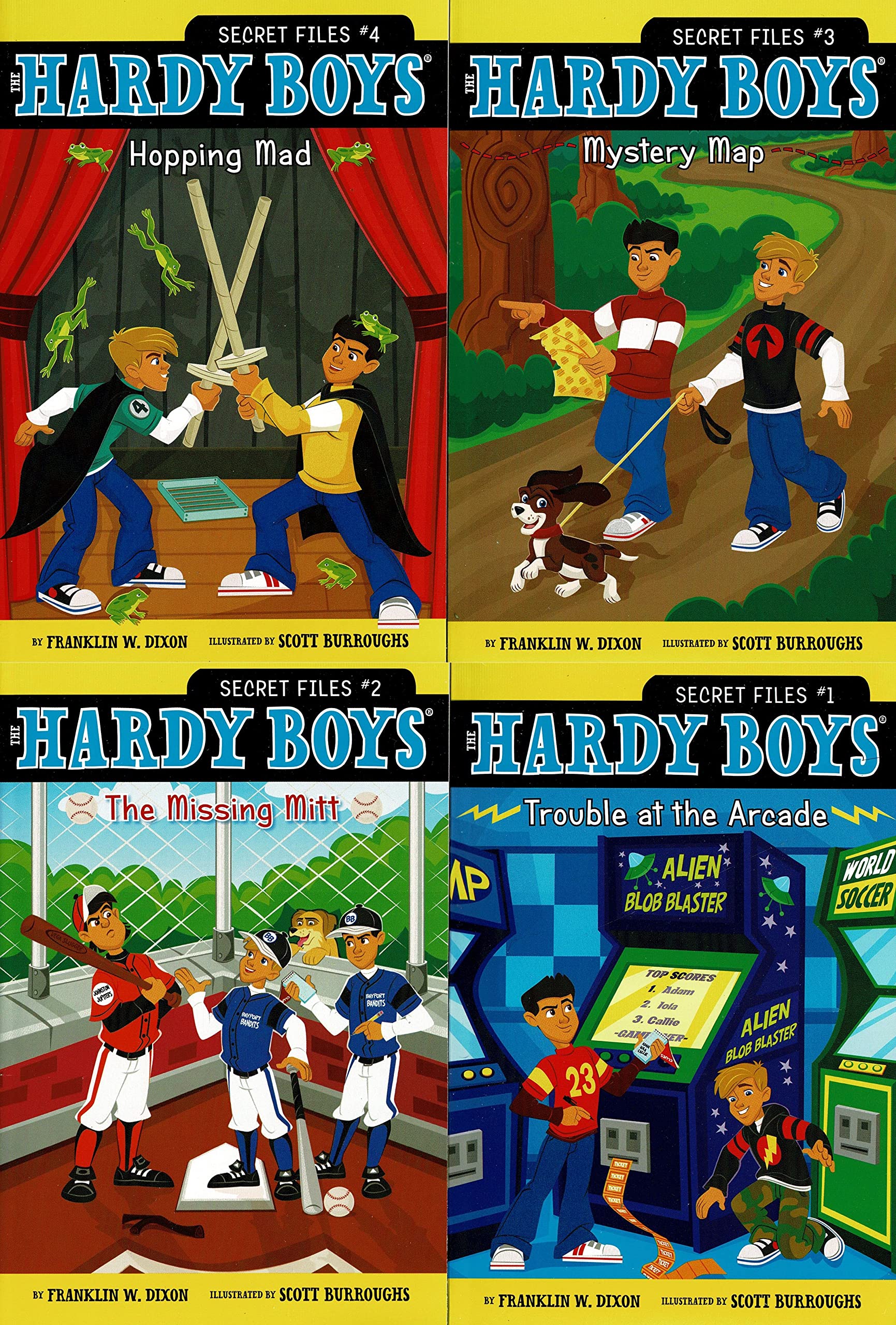 The Hardy Boys - Hopping Mad, Mystery Map, My Missing Mitt, Trouble at ...