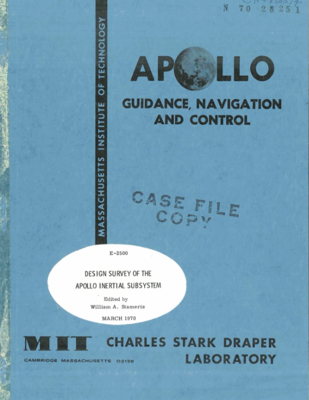 Apollo Guidance, Navigation and Control - Design Survey of the Apollo ...