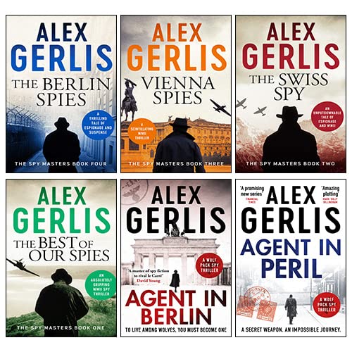 Alex Gerlis Wolf Pack & Spy Masters Series 6 Books Collection Set by ...
