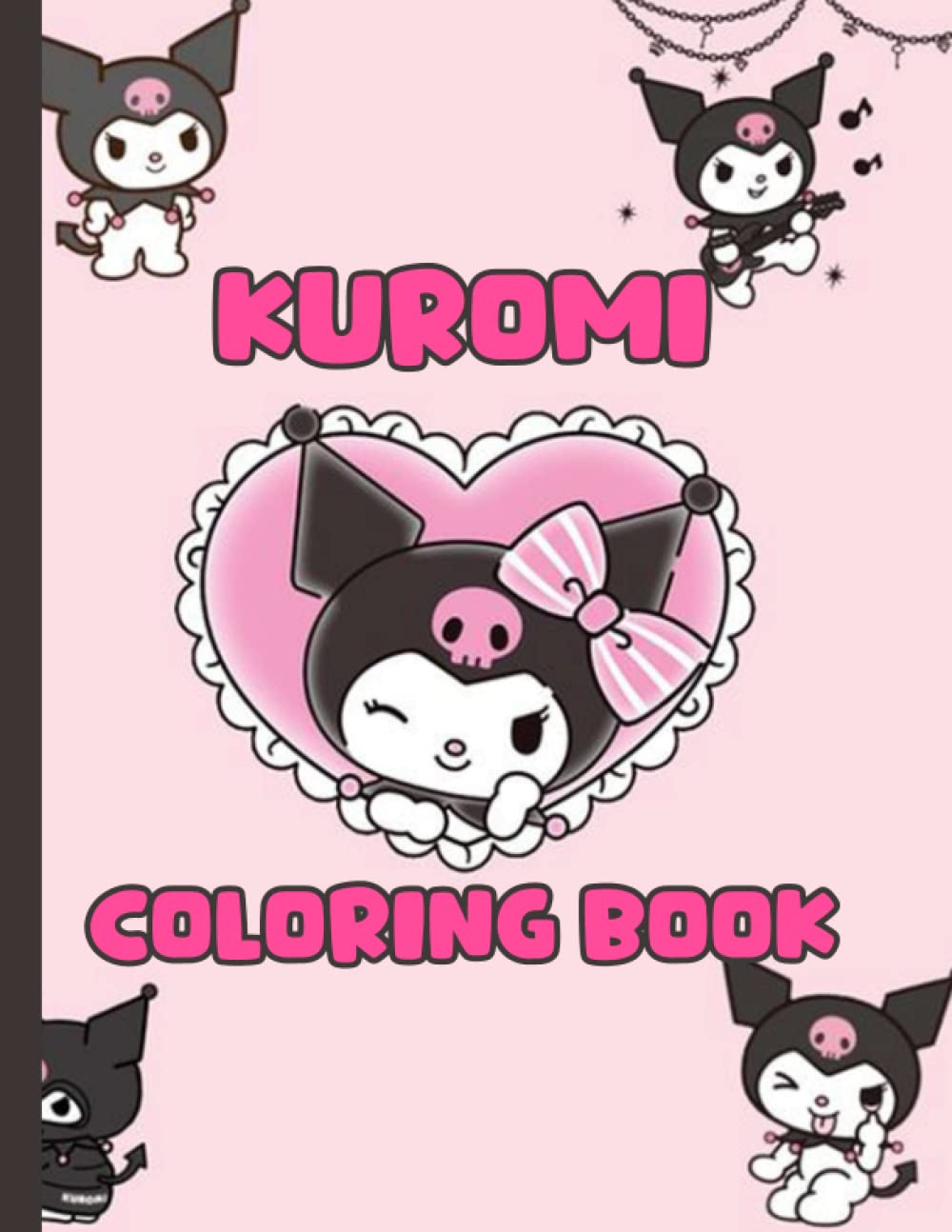 Kuromi Coloring Book: Favorite Book Kuromi Coloring Books For Adults ...