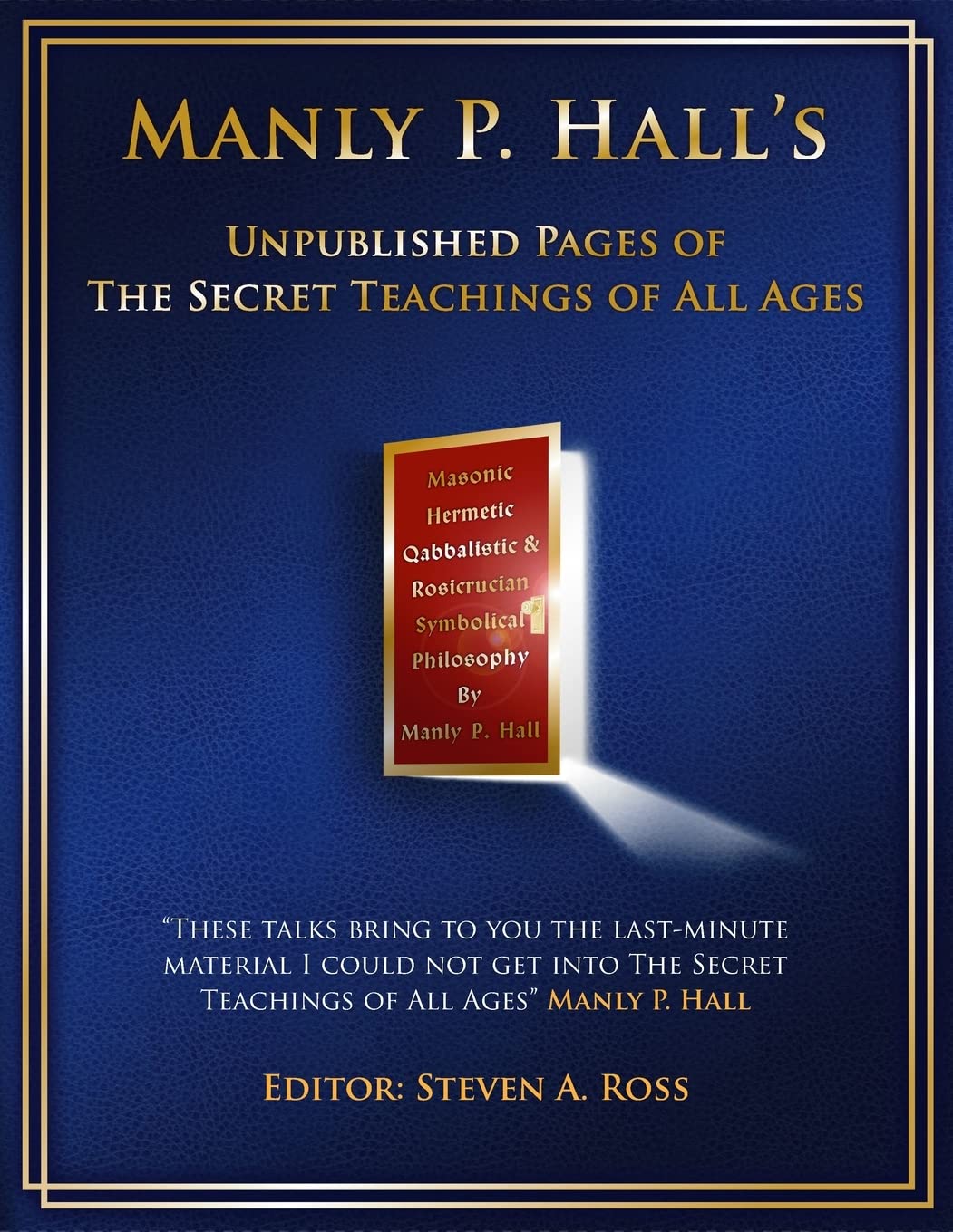 Manly P. Hall Unpublished Pages of The Secret Teachings pf All Ages by ...