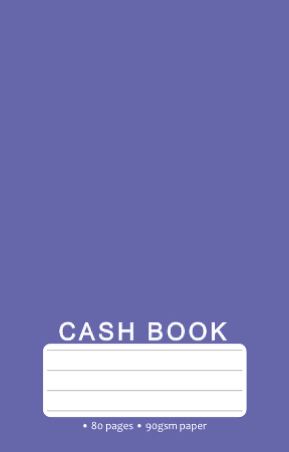 Cash Book: Small Cash Books / Memo Accounts Book [Single Column ...