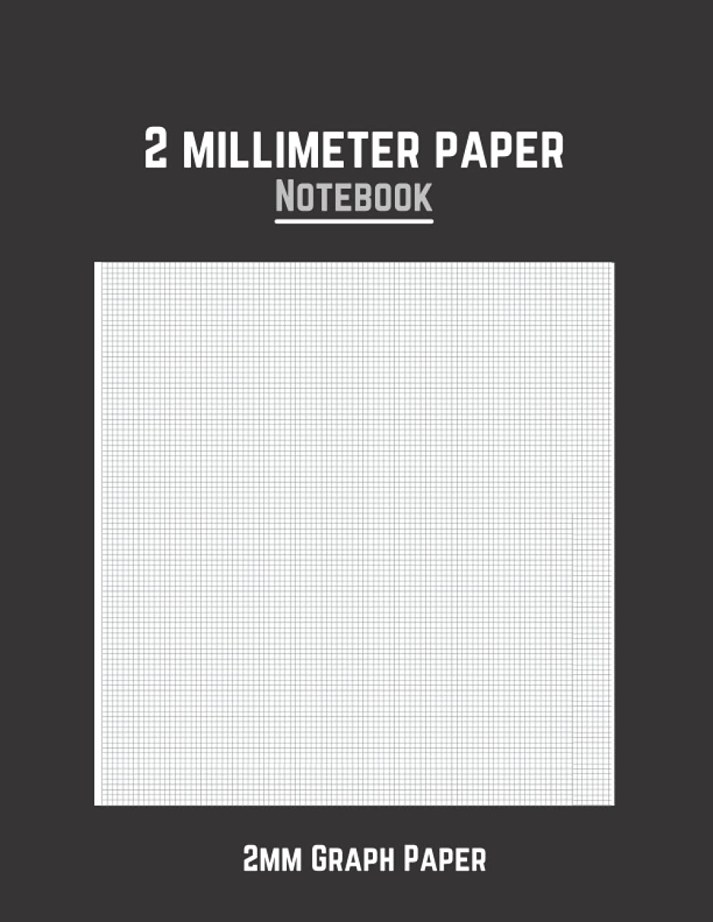 2 Millimeter Paper Notebook: 2MM Graph Paper | Double-Sided Printing ...