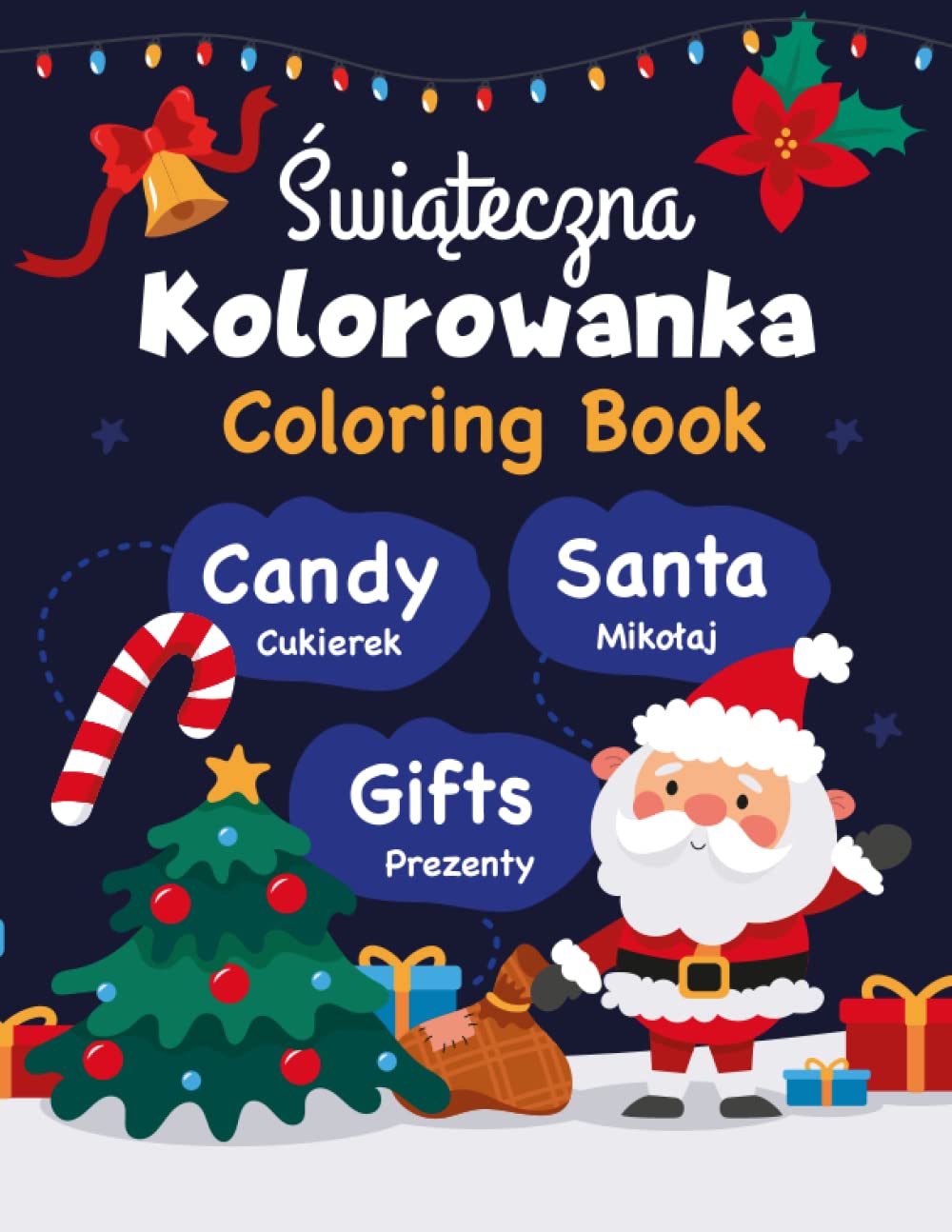 Christmas Coloring Book Świąteczna Kolorowanka Edukacyjna na Boże ...