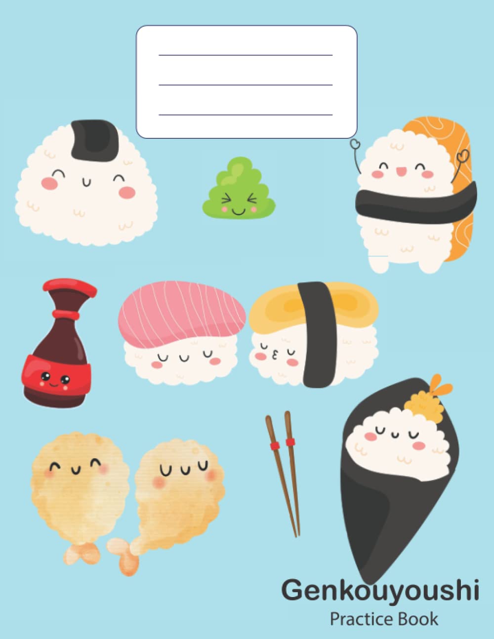 Genkouyoushi Practice Book: Japanese Kanji Practice Notebook, Writing ...