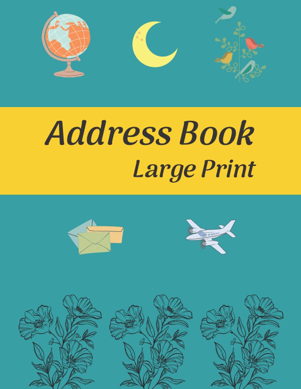 Address Book Large Print Address Book For Seniors With Alphabetical Address Book Large Print Address Book For Seniors With Alphabetical