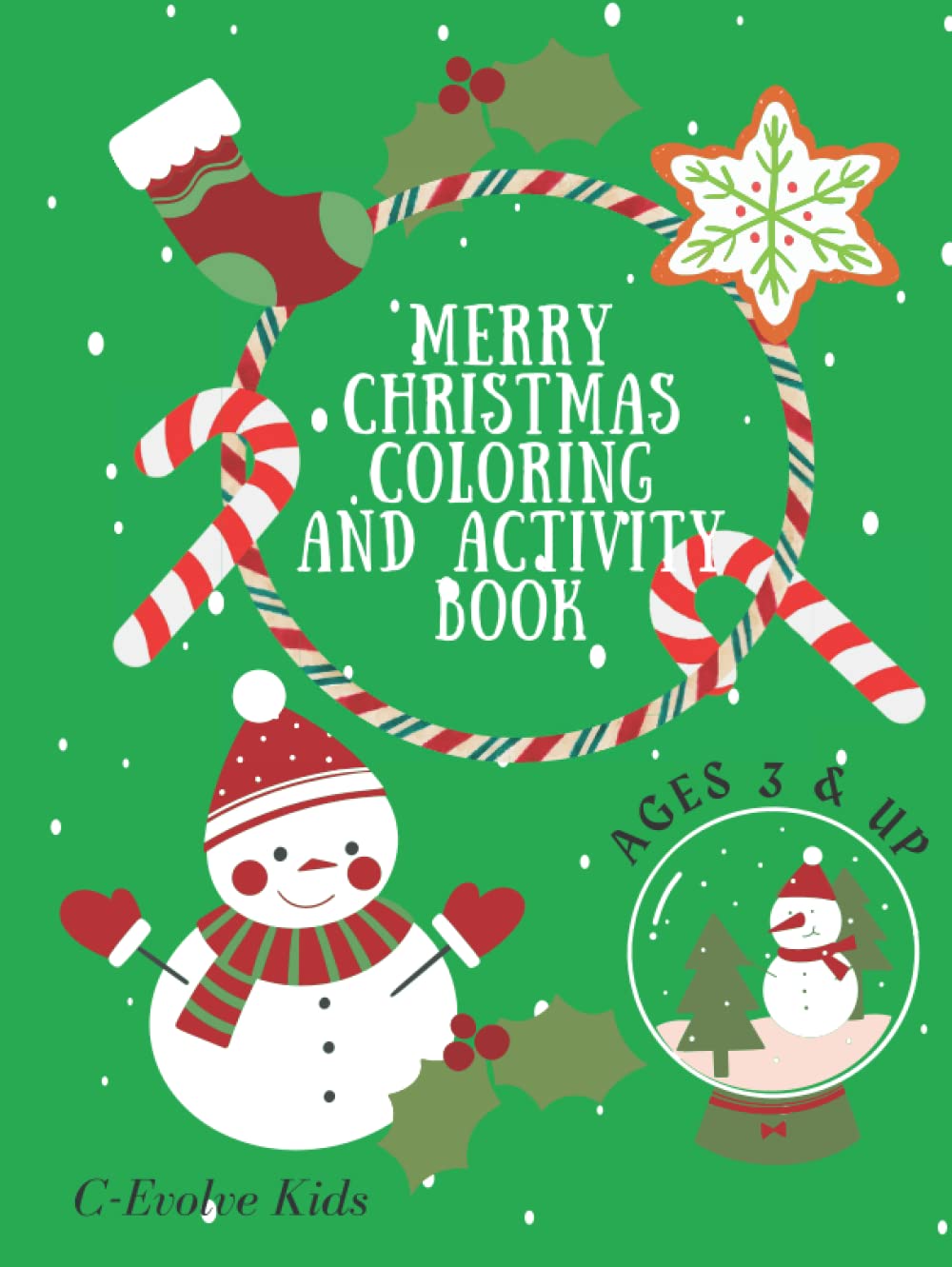 Merry Christmas Coloring and Activities Book for Kids - A Fun Christmas ...