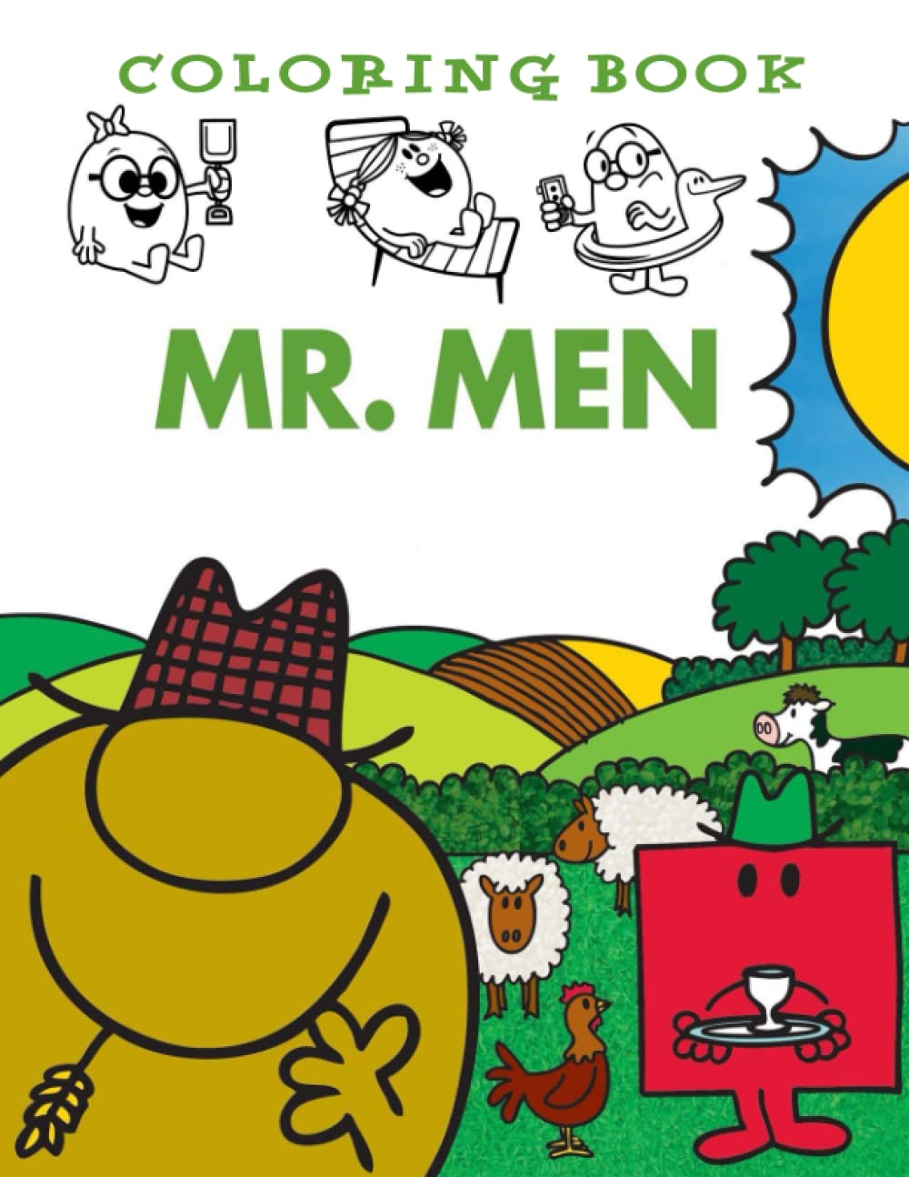 Mr. Men Coloring Book: Coloring Book With Good Layout And Initiating ...