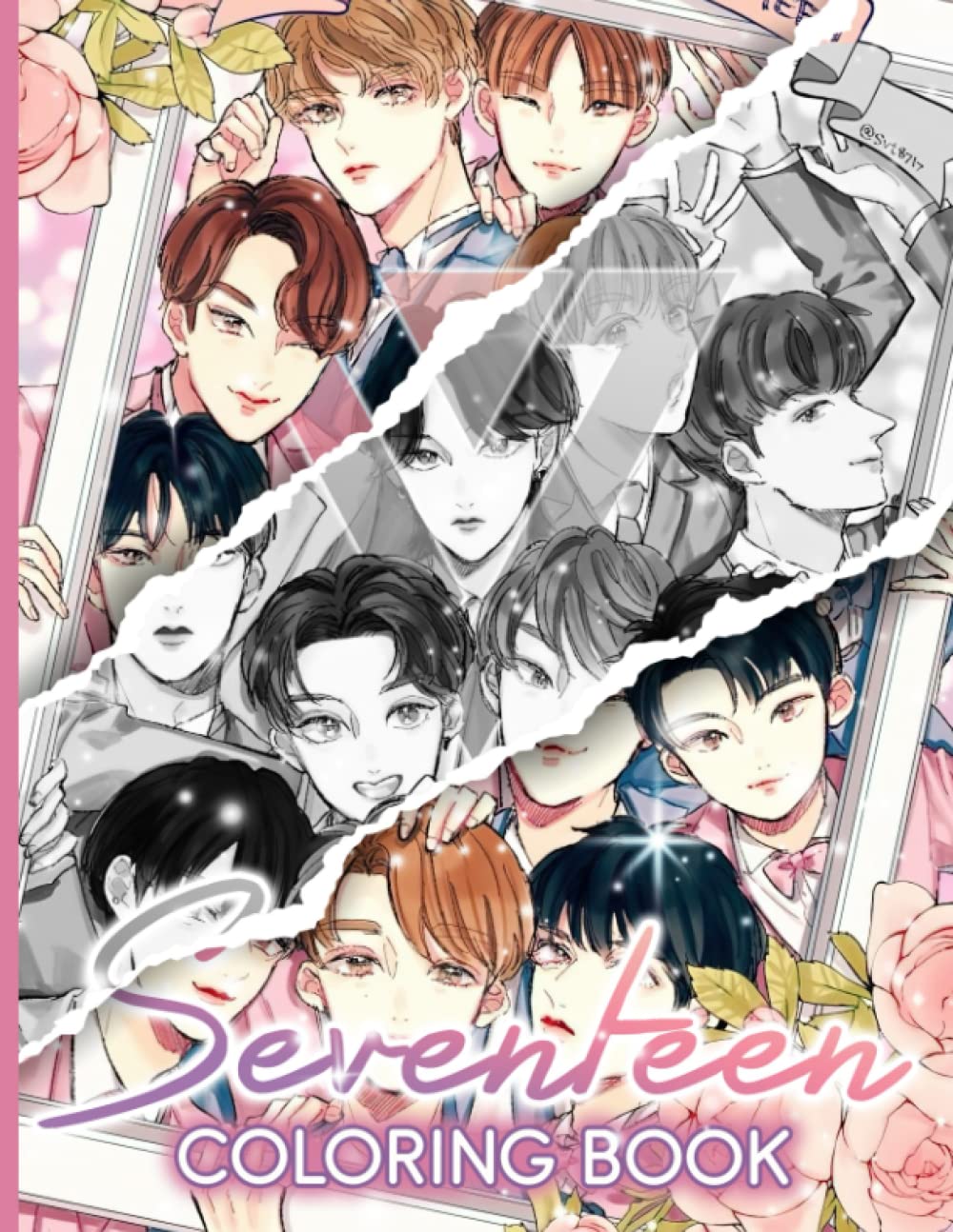 Seventeen Coloring Book: The Complete Great Kpop Confidence Books For ...