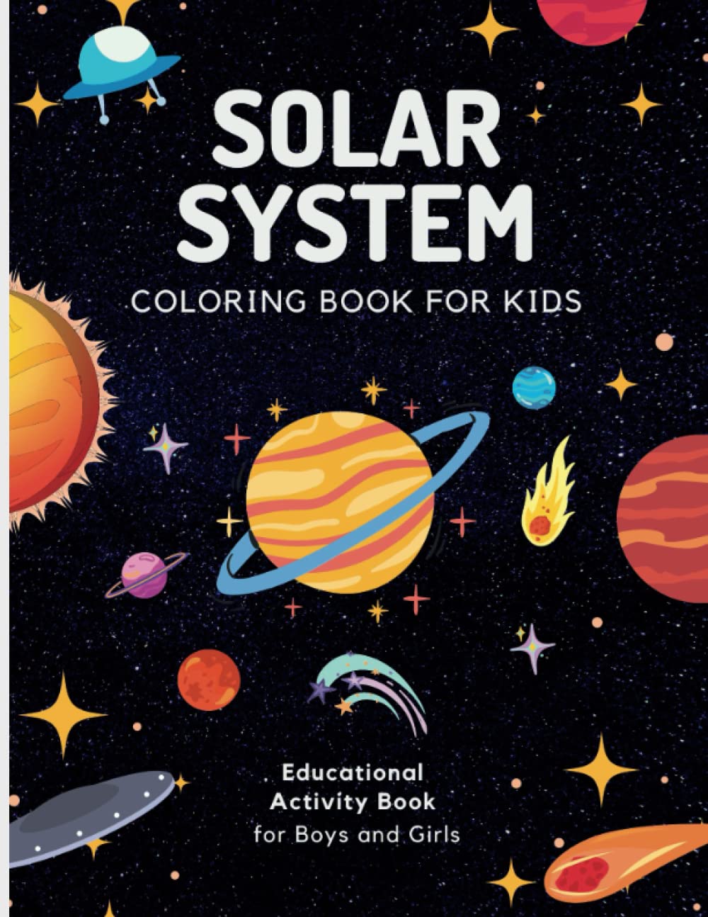 Solar System Coloring Book for kids: Planets and Our Solar System ...