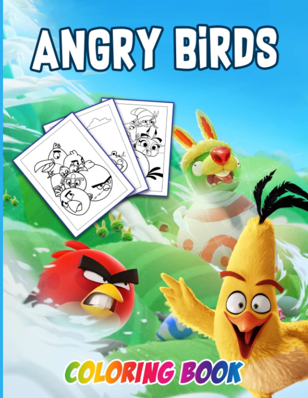 Angry Birds Coloring Book: Great Gifts For Anyone Being Addicted To ...