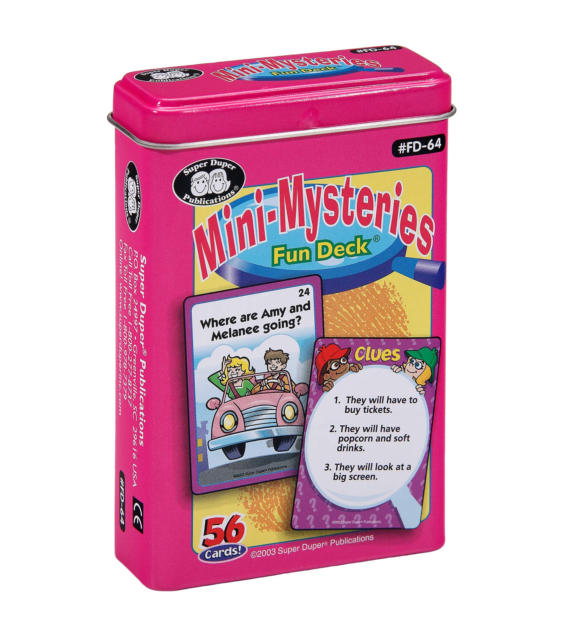 Super Duper Publications | Mini-Mysteries Fun Deck Flash Cards ...