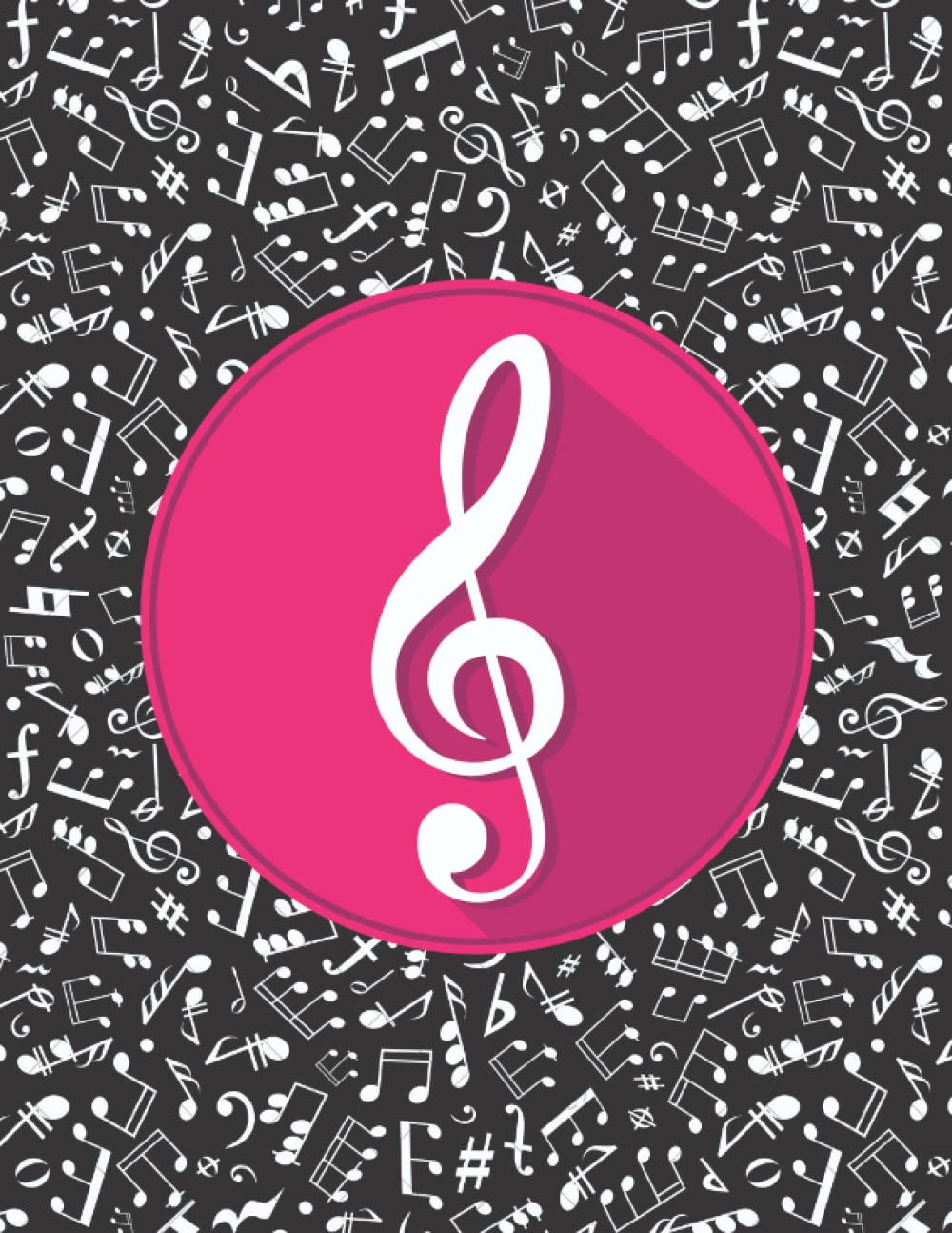 Blank Sheet Music Notebook: Music Manuscript Paper / White Marble Blank ...