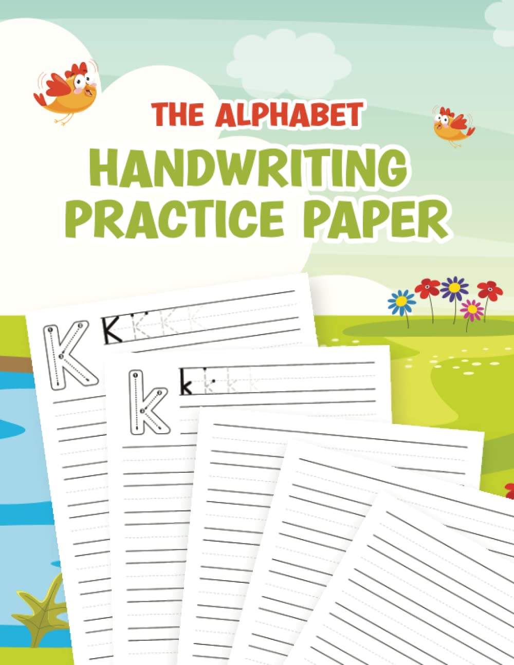 The Alphabet Handwriting Practice Paper: Notebook with Dotted Lines ...