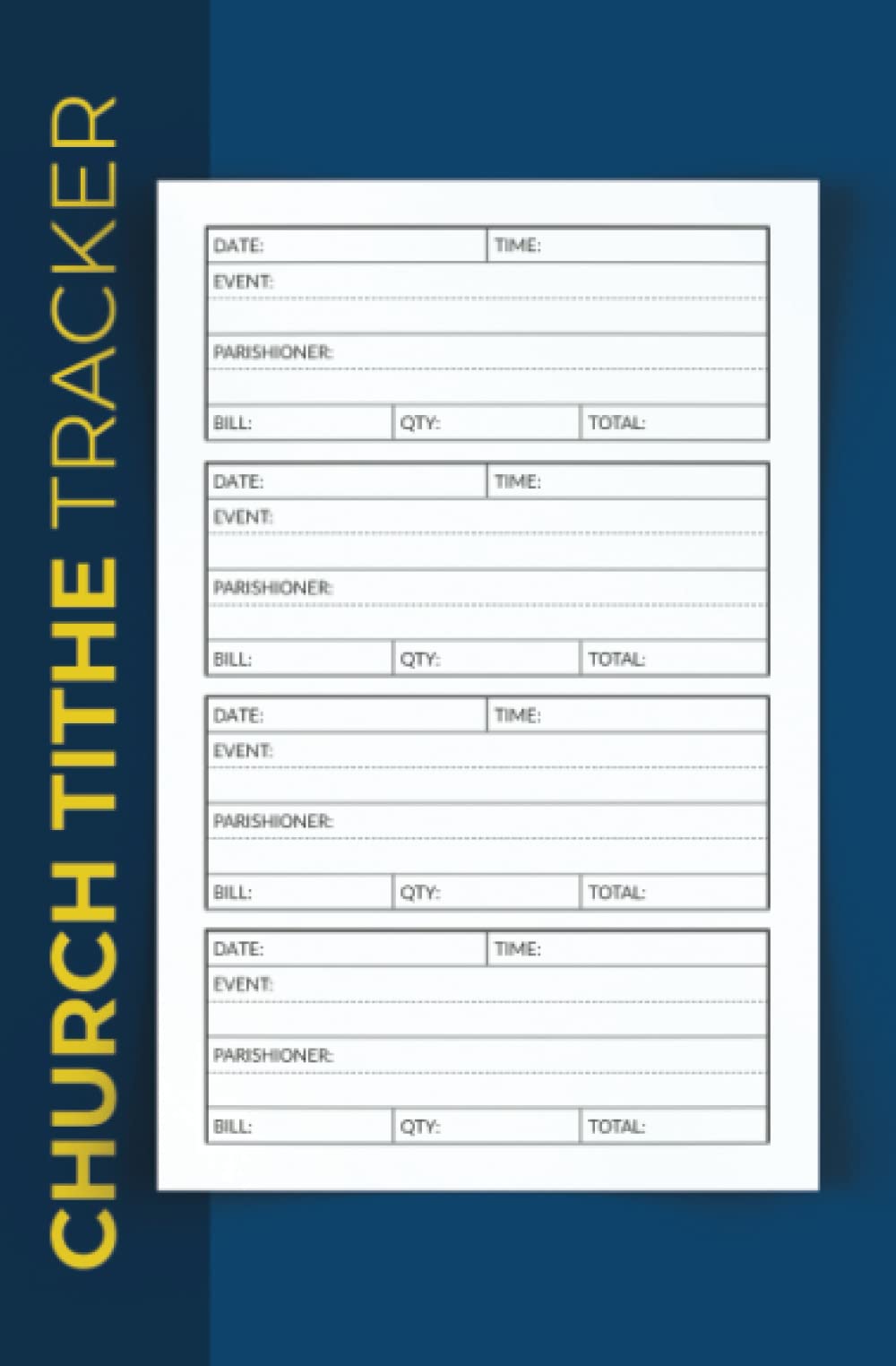 Church Tithe Tracker: Portable And Pocket Sized Log Book For Tithes ...