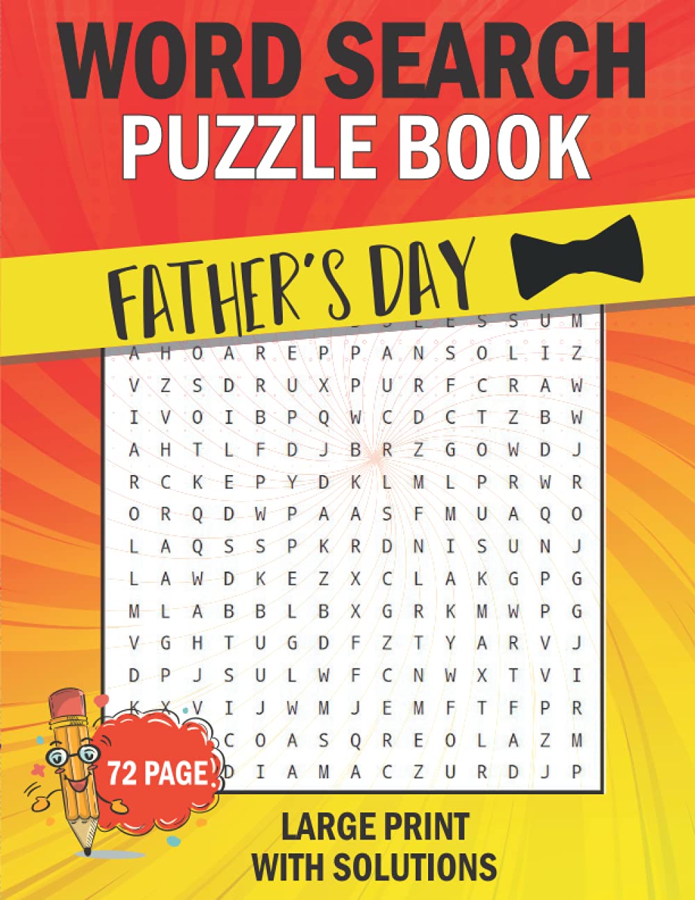 Father's Day Word Search Puzzle Book: Brain Games | Extra Large ...