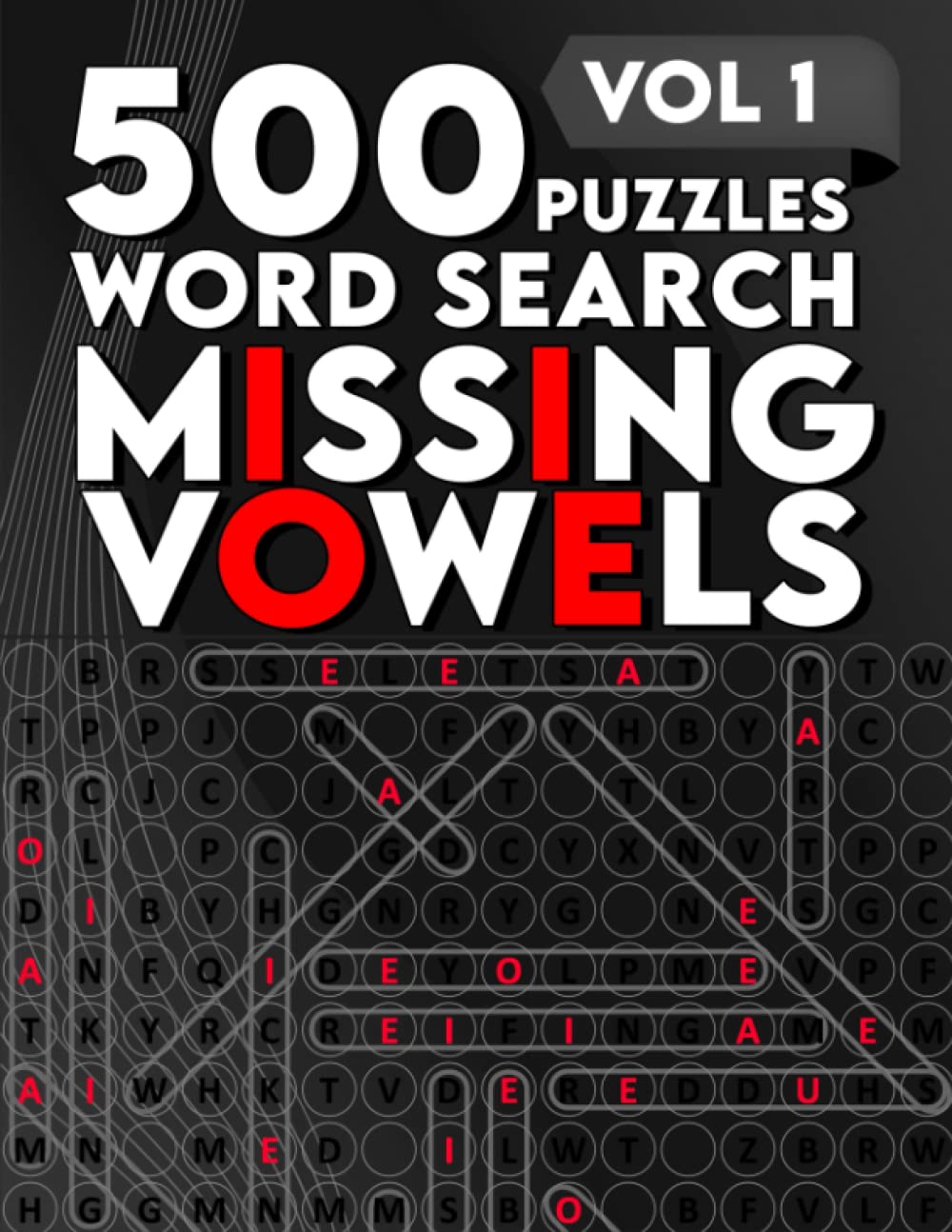 Missing Vowels Word Search , | Volume 1 |: 500 Puzzles Word Search ...