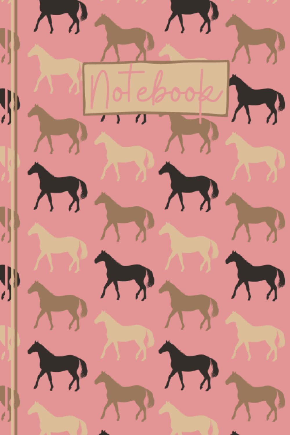 Horse Notebook: Cute Horse Lined Journal, Adorable Equestrian Gift, The ...