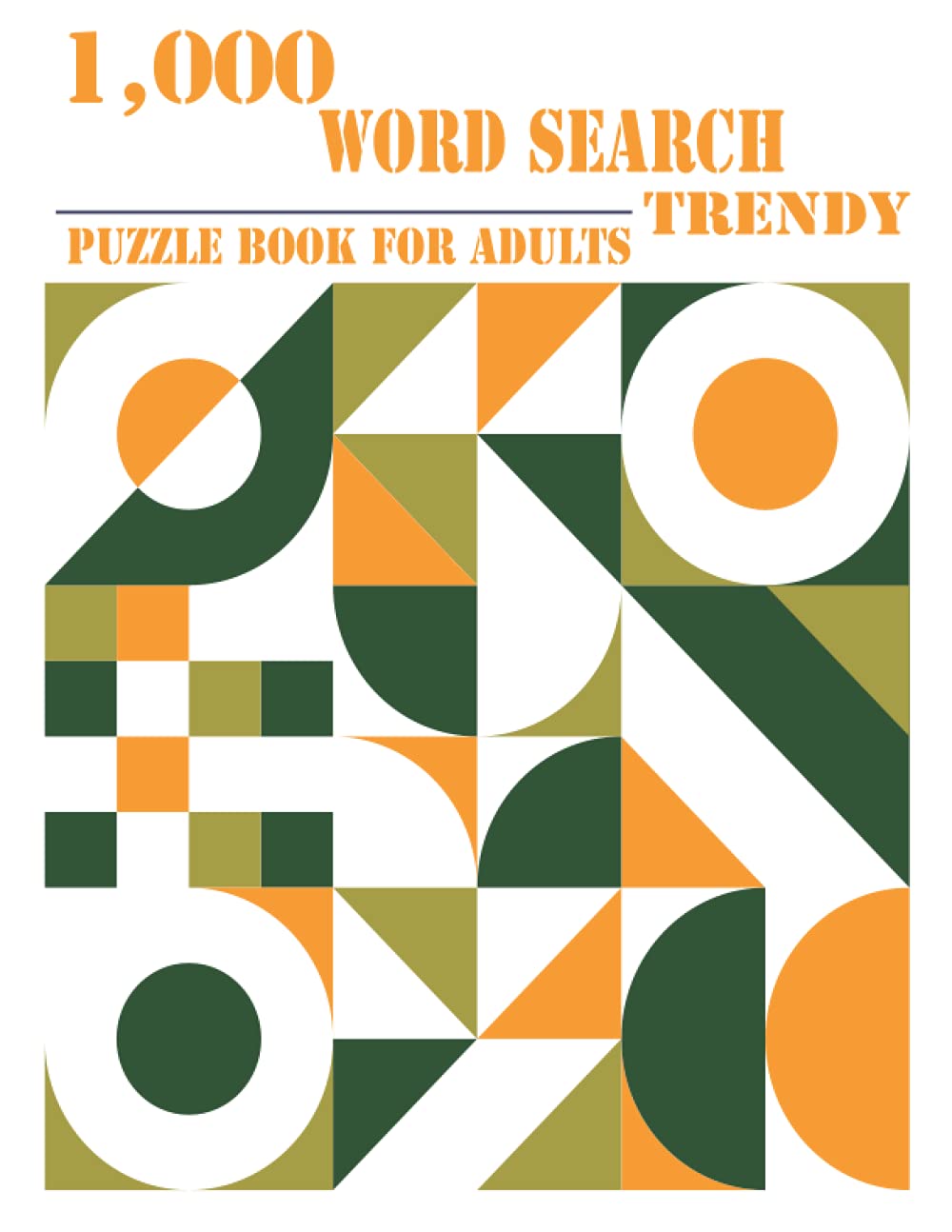 Trendy 1 000 Word Search Puzzle Book For Adults Common Word Search