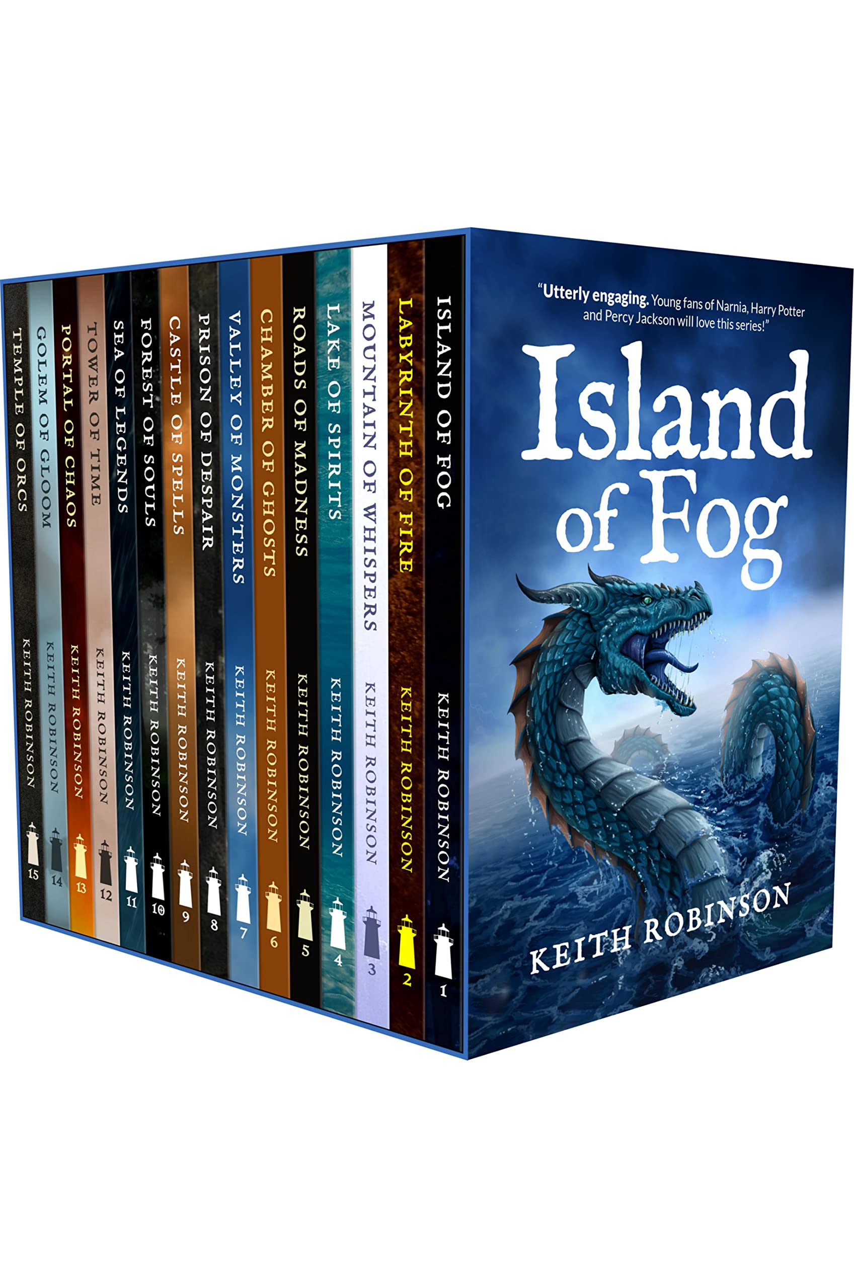 Island of Fog Fantasy Series Boxset: Books 1-15 of the Magical Shapeshifter Adventure by Keith ...