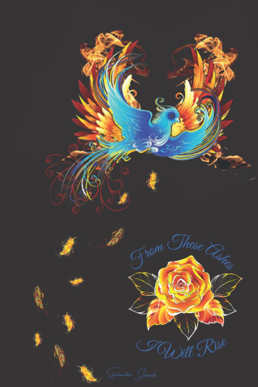 Rising Phoenix Writing Journal: 6"x9" Writing Journal With 120 Lined ...