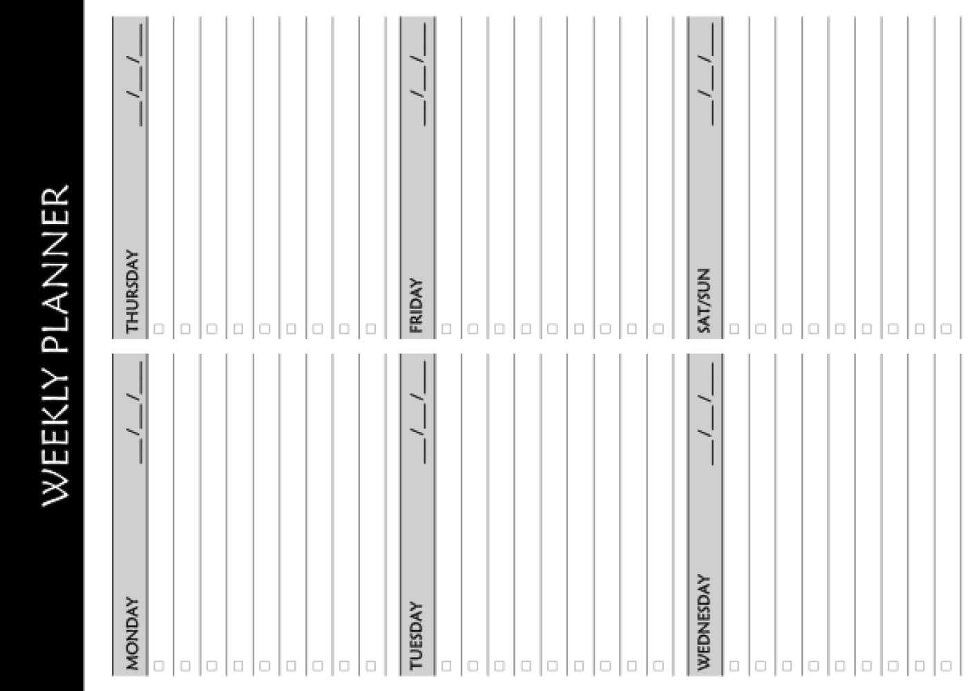 Weekly Planner Pad: To Do List Notepad | 6.0" x 8.5", 53 Undated (One ...