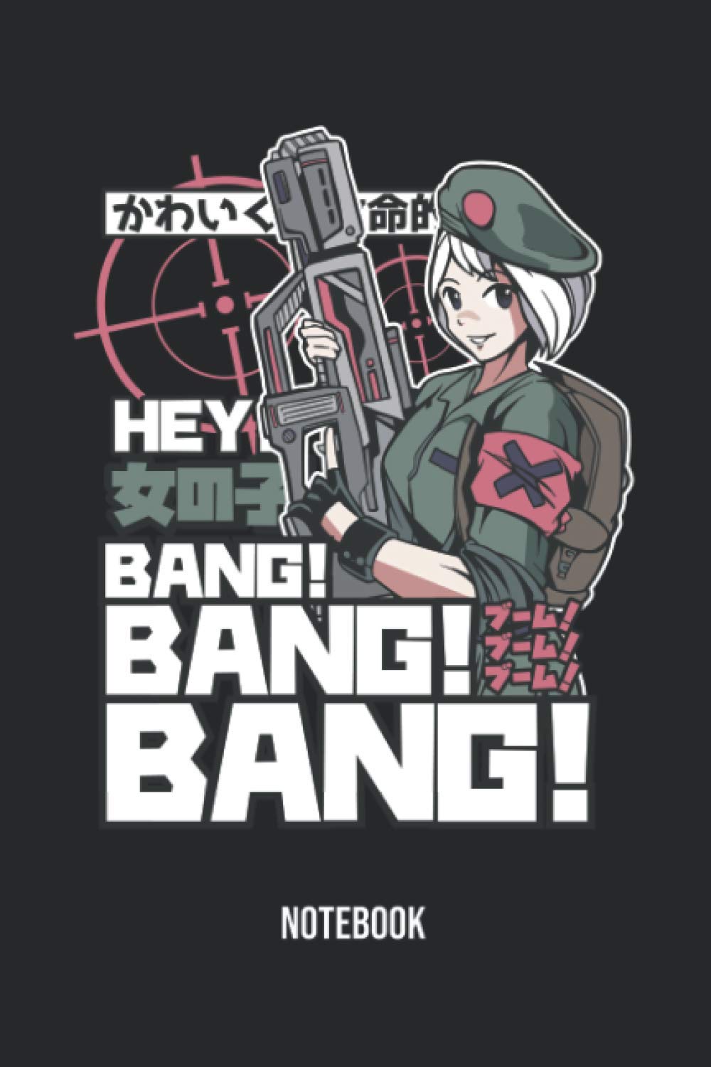 Notebook: Cute Anime Girl Notebook Lined 6x9 120 Pages College Ruled ...