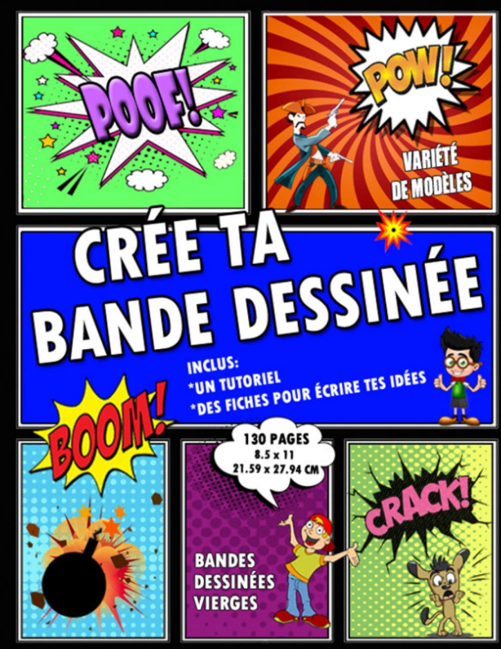Crée ta bande dessinée: Bande dessinée vierge | Créez vos propres ...
