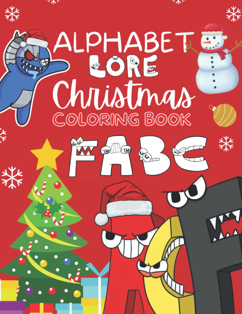 Alphabet Lore Christmas Coloring Book: Alphabet Lore. Jumbo Coloring ...
